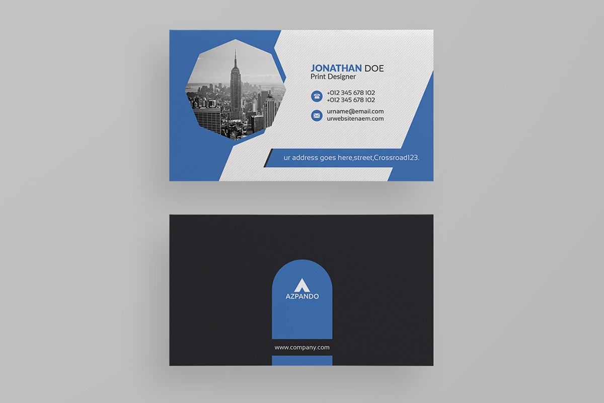 Business Card, a Business Card Template by Pixelpick