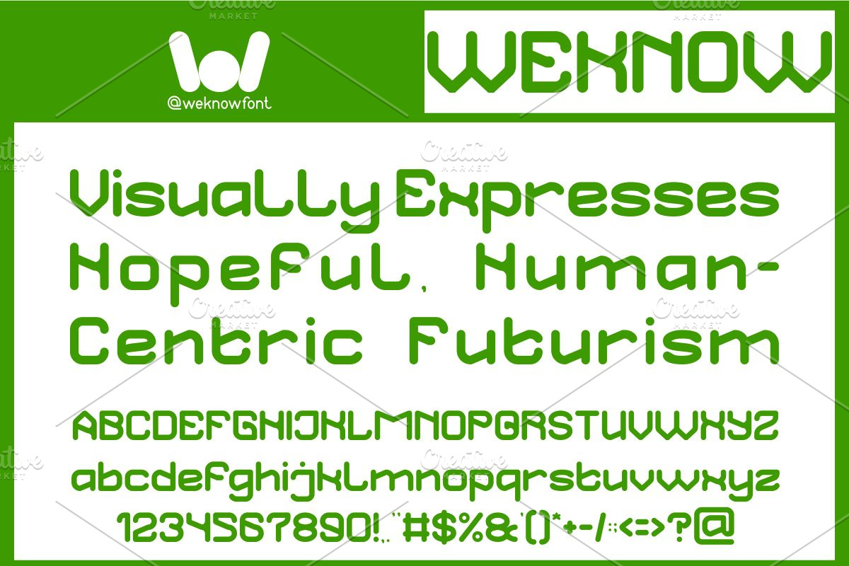 Optimistic Future font