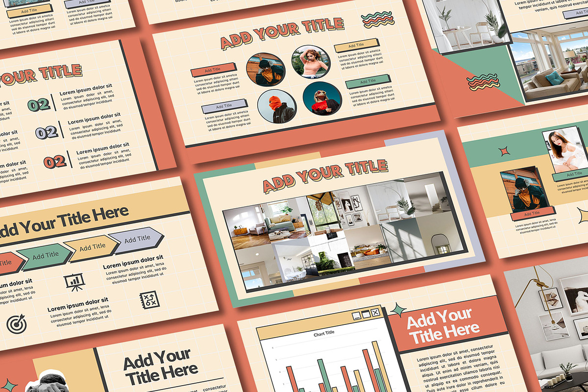Retro 90's Powerpoint Template 2023, a Presentation Template by SKY ...