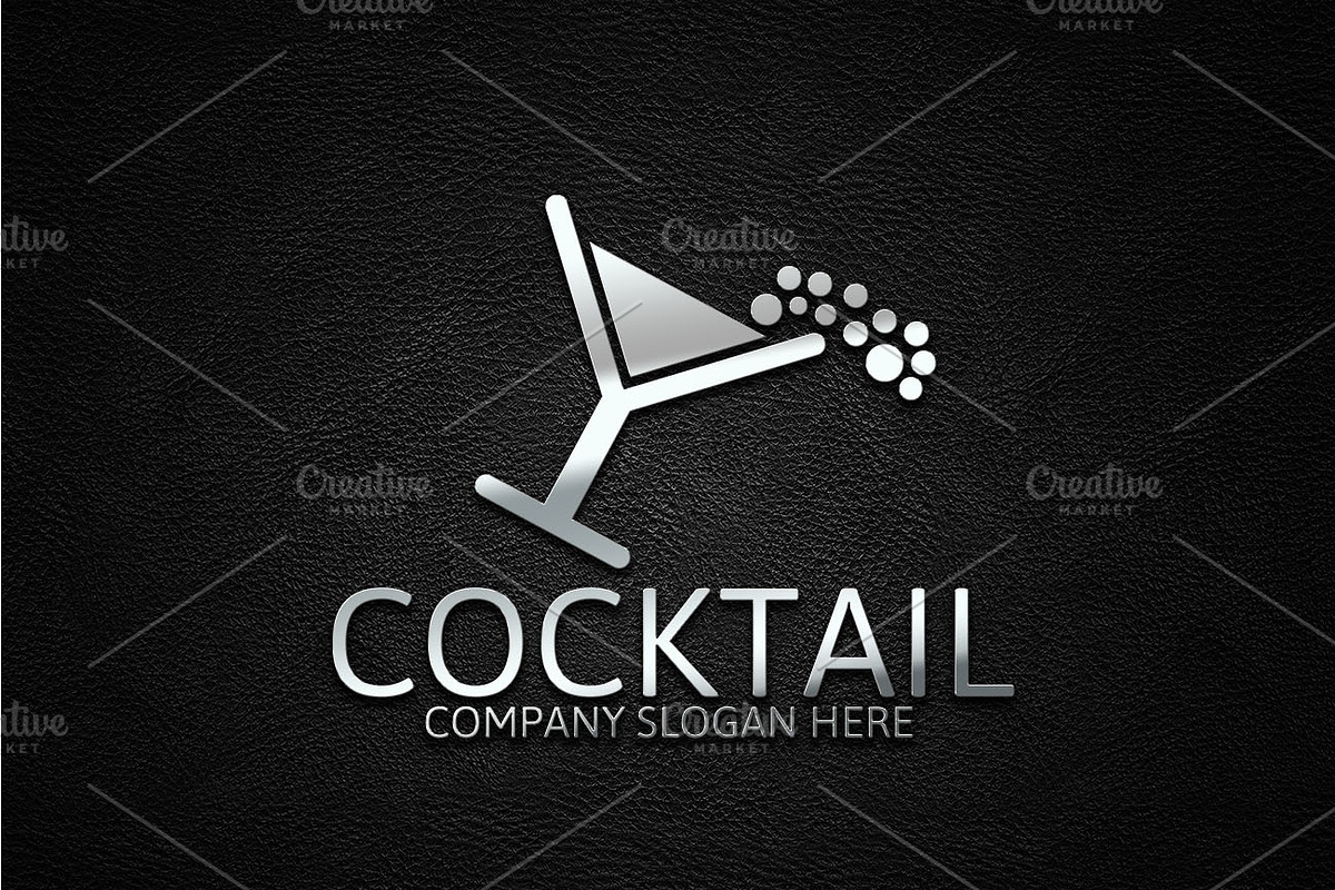 Cocktail Logo -30%off, a Branding & Logo Template by Josuf Media