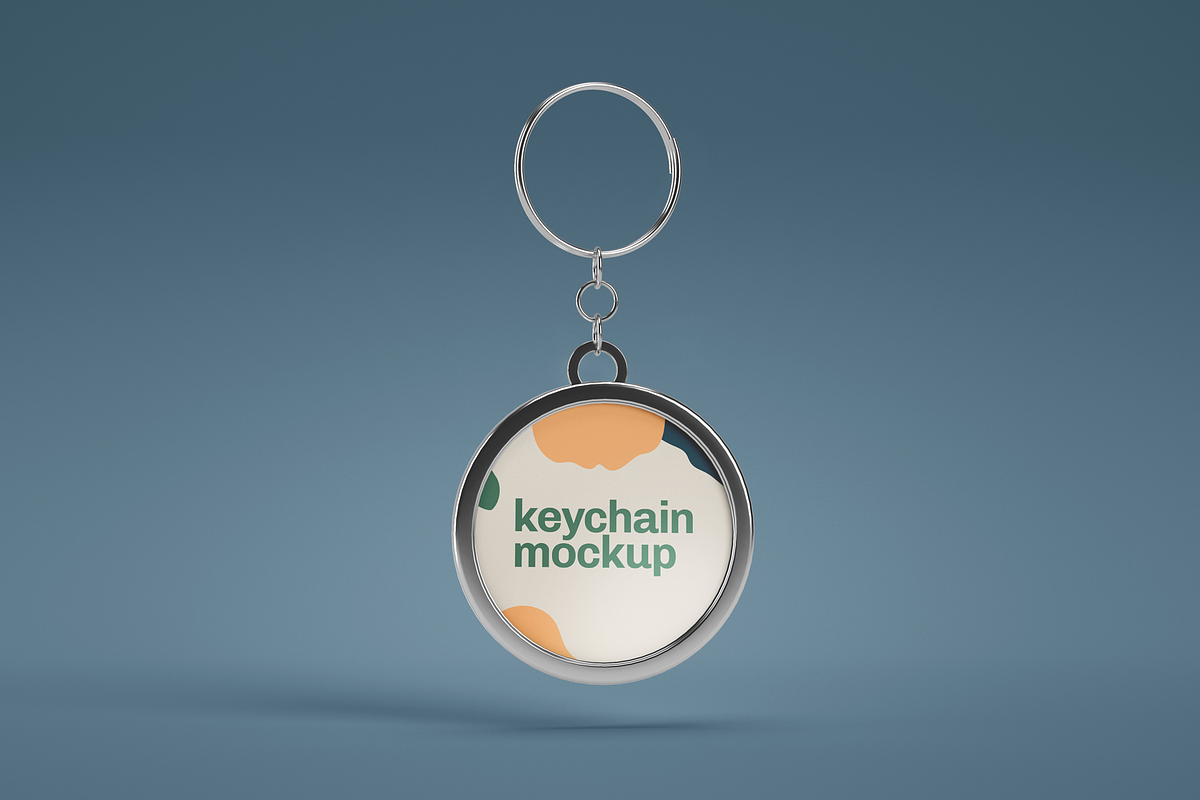Silver & Card Keychain Mockup Set, a Product Mockup by Deeplab ...