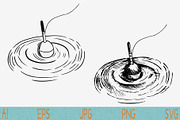 Fishing float svg set vector png eps, an Icon by FileVectorSVG