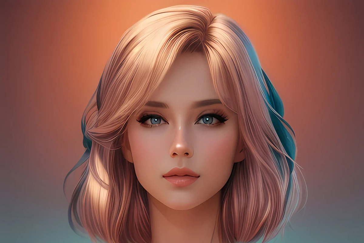 Procreate Realistic Hair Stamps