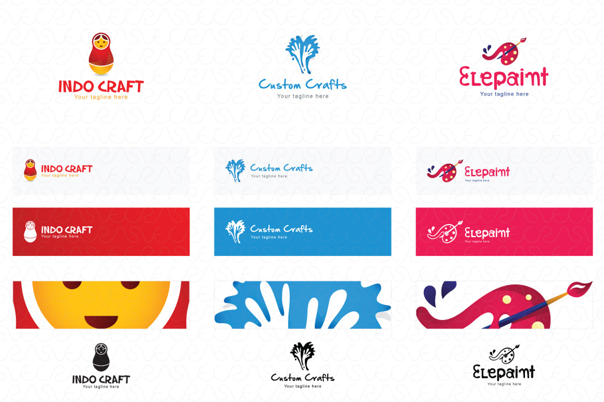 Art Craft Handicrafts Logo Templates, a Branding & Logo Template by VecRas