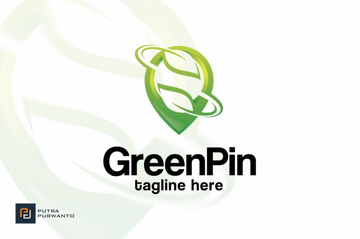 Green Pin - Logo Template, a Branding & Logo Template by putra_purwanto
