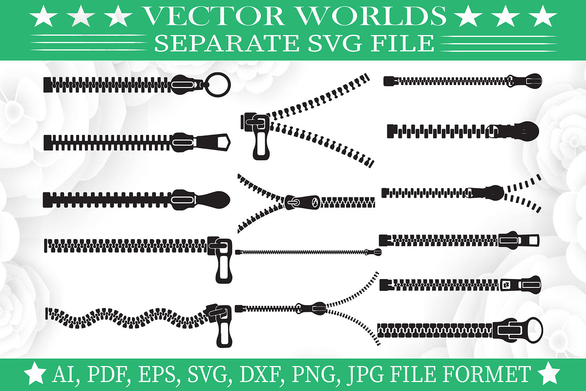Zipper Svg, Chain, Hood, Zip Svg, an Object Graphic by VectorWorlds