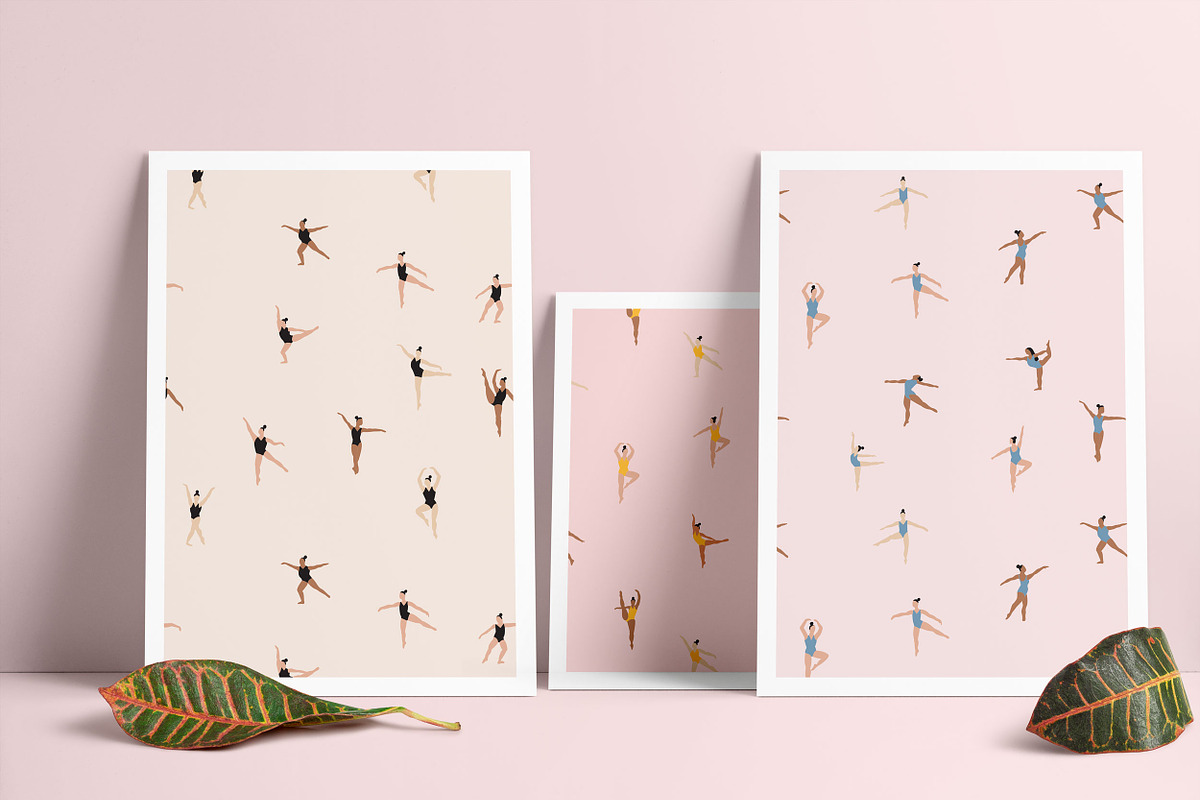 Dancer Patterns, a Pattern Graphic by Emma Make