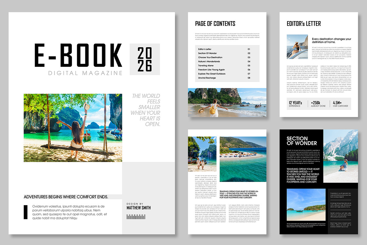 Wanderlust Travel Ebook Template