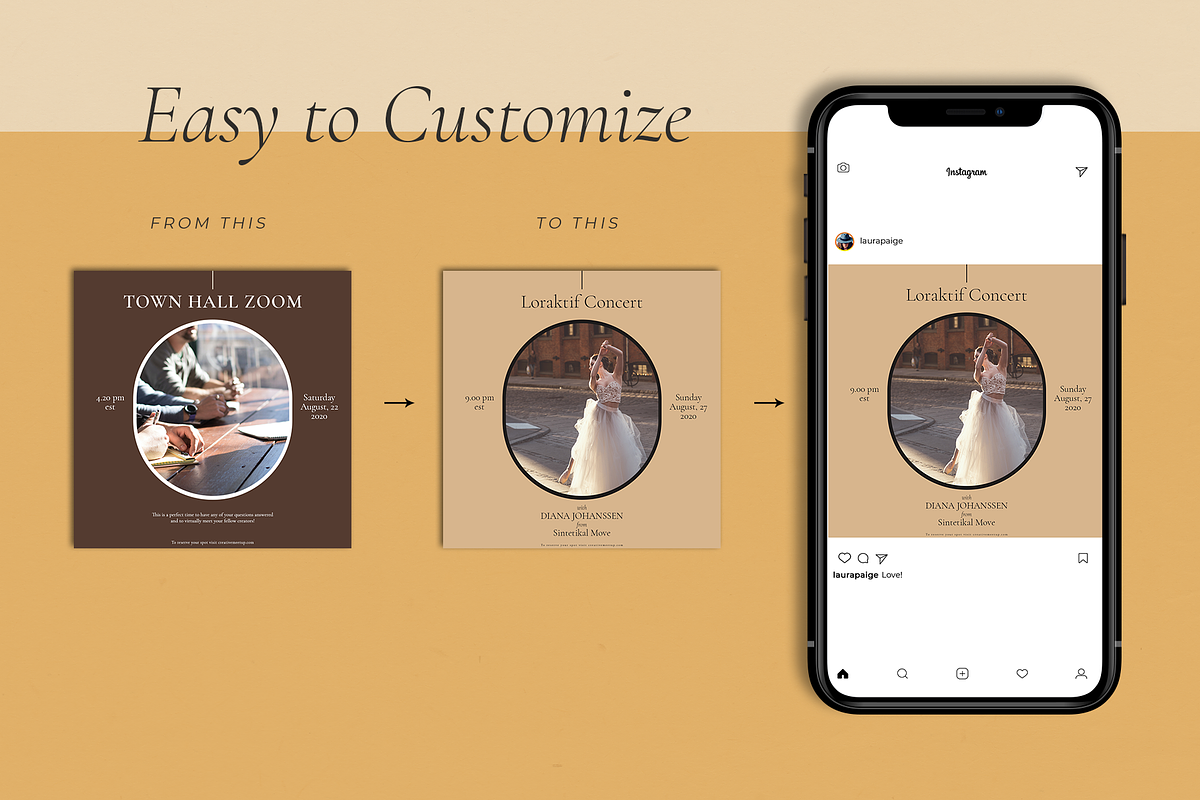 LIVESTREAM Social Media Pack, a Social Media Template by deadlock studio