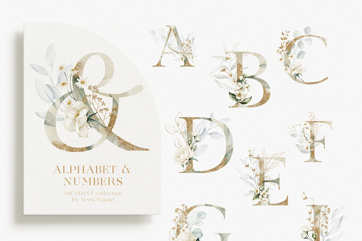 BUNDLE Watercolor Floral Graphic, a Decorative Illustration by Veris Studio