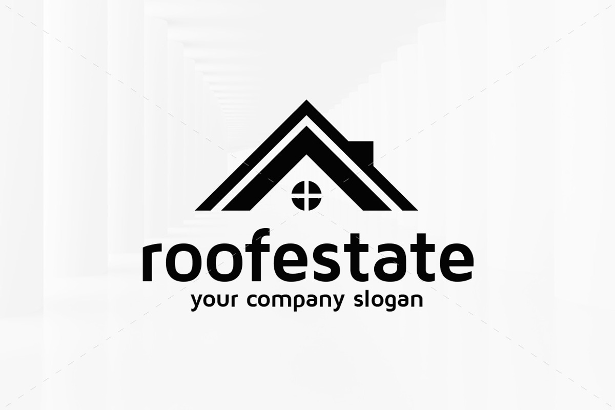 Roof Estate Logo Template, a Branding & Logo Template by LOGOMAGINE