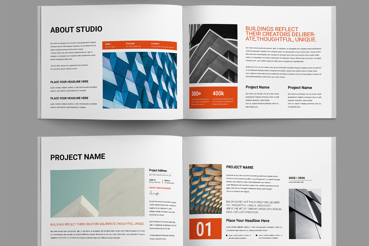 Architecture Portfolio Design