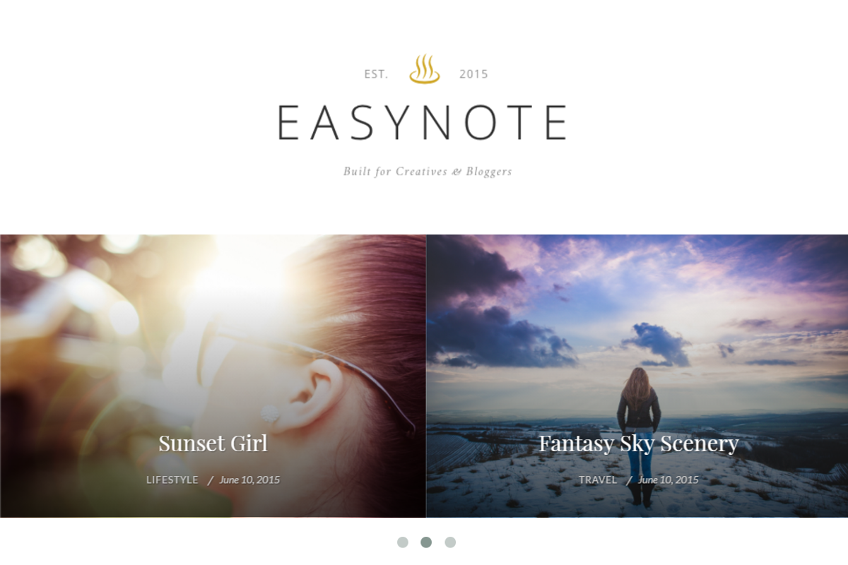 EasyNote WordPress Theme, a WordPress Template by Theme Junkie