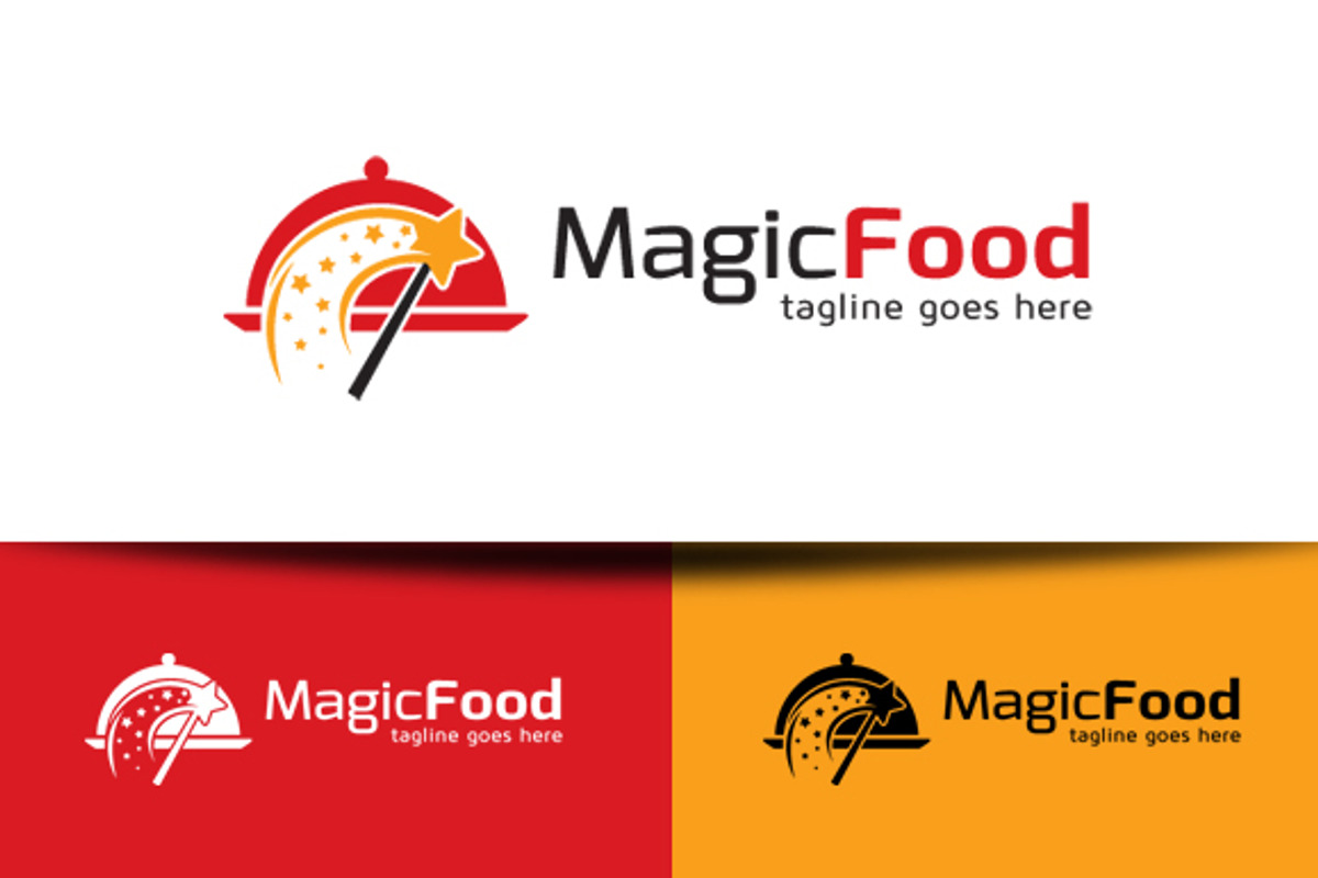 Magic Food Logo Template, a Branding & Logo Template by gunaonedesign