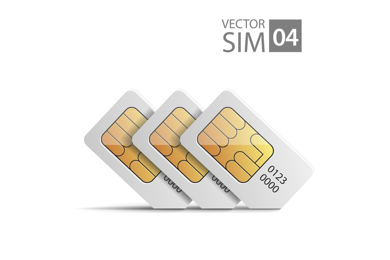 vector SIM cards chip, an Icon by ToozDesign | Creative Market