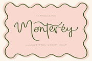 Monterey | Handwritten Script Font