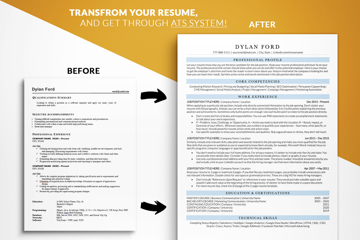 CEO ATS Friendly Resume Template, a Resume Template by BestResumes.Co