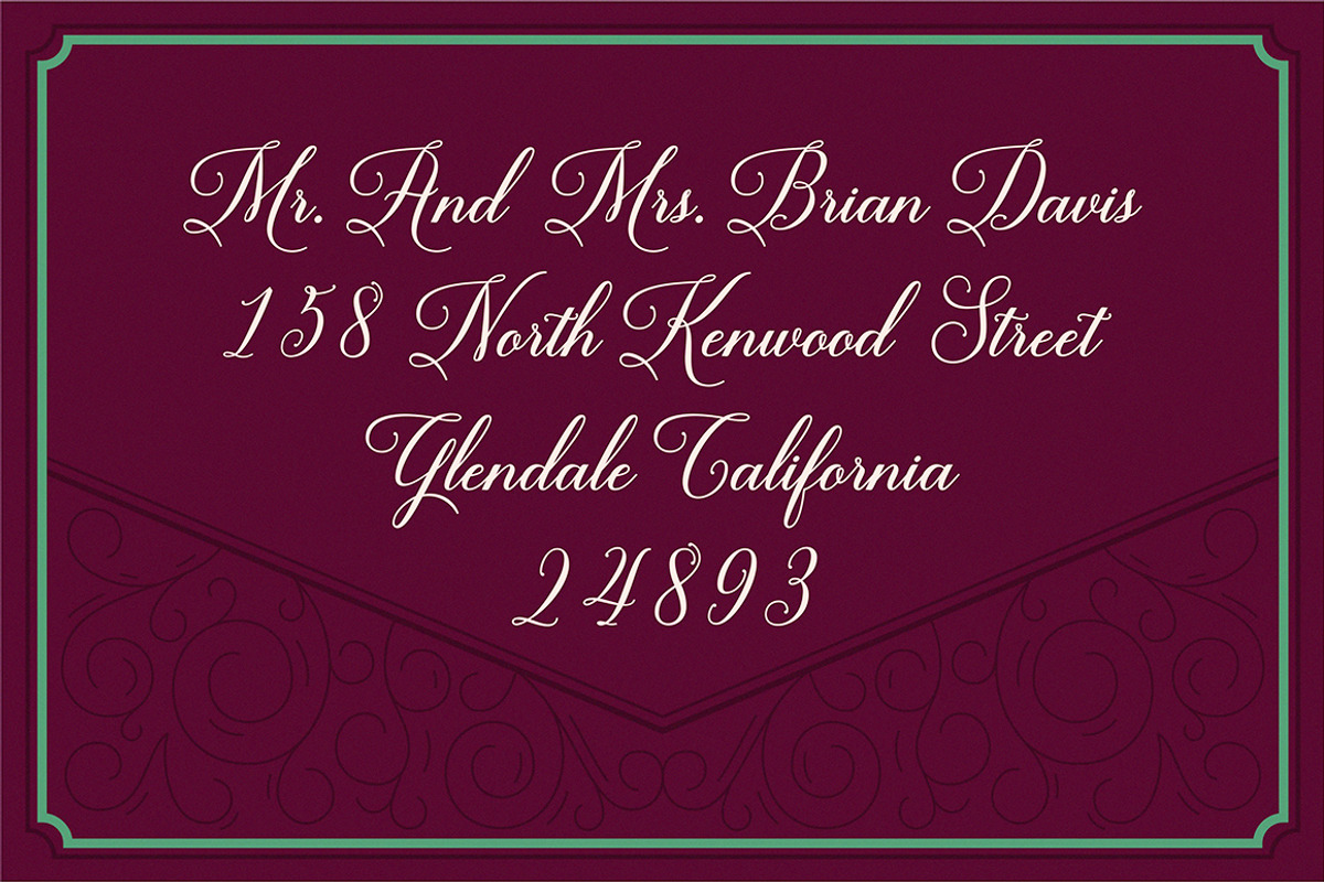 Brenda Script, a Script Font by Seniors