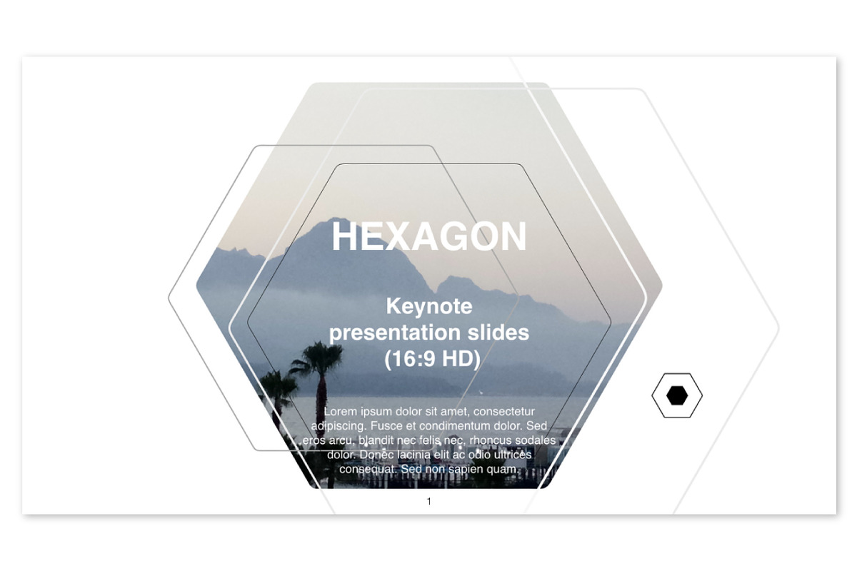 Hexagon presentation v.02-key, a Presentation Template by VectorShop