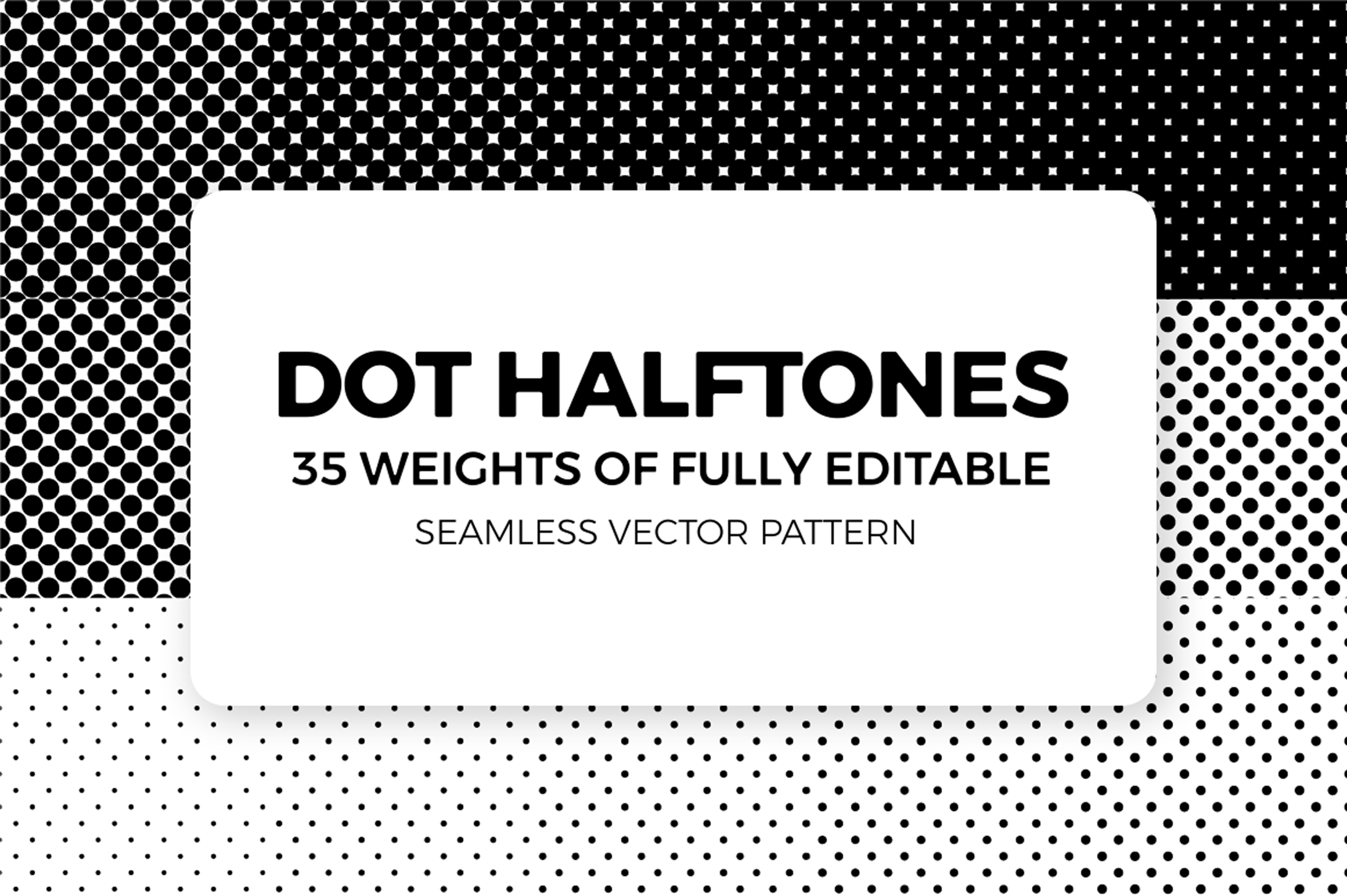 Dot Halftones, a Pattern Graphic by Bold Stork