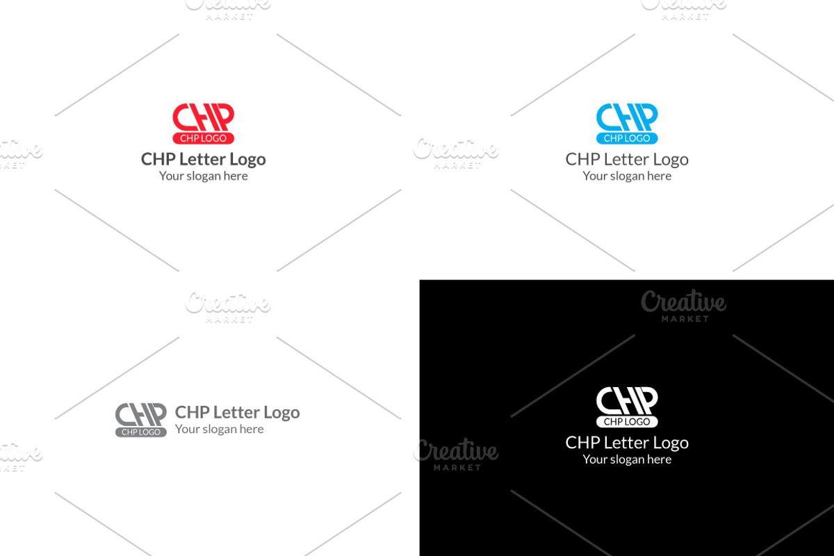 CHP Letter Logo, a Branding & Logo Template by BdThemes