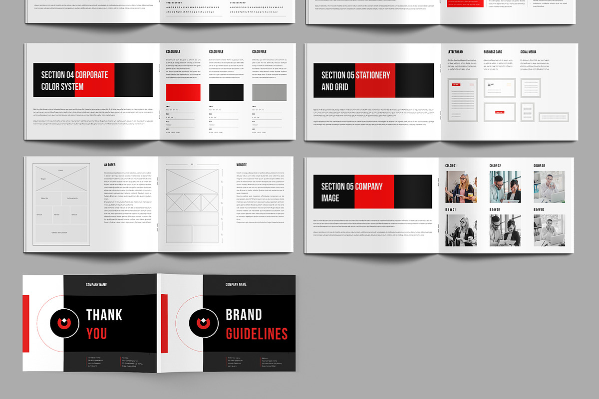 Brand Guideline Booklet | Creative Market