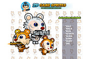 Tiger 2D Game sprites Set, an Animal Illustration by DionArtworks ...