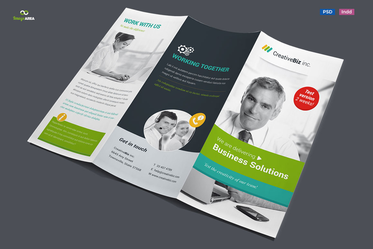 Bundle of Trifold Brochures, a Brochure Template by Imagination Area