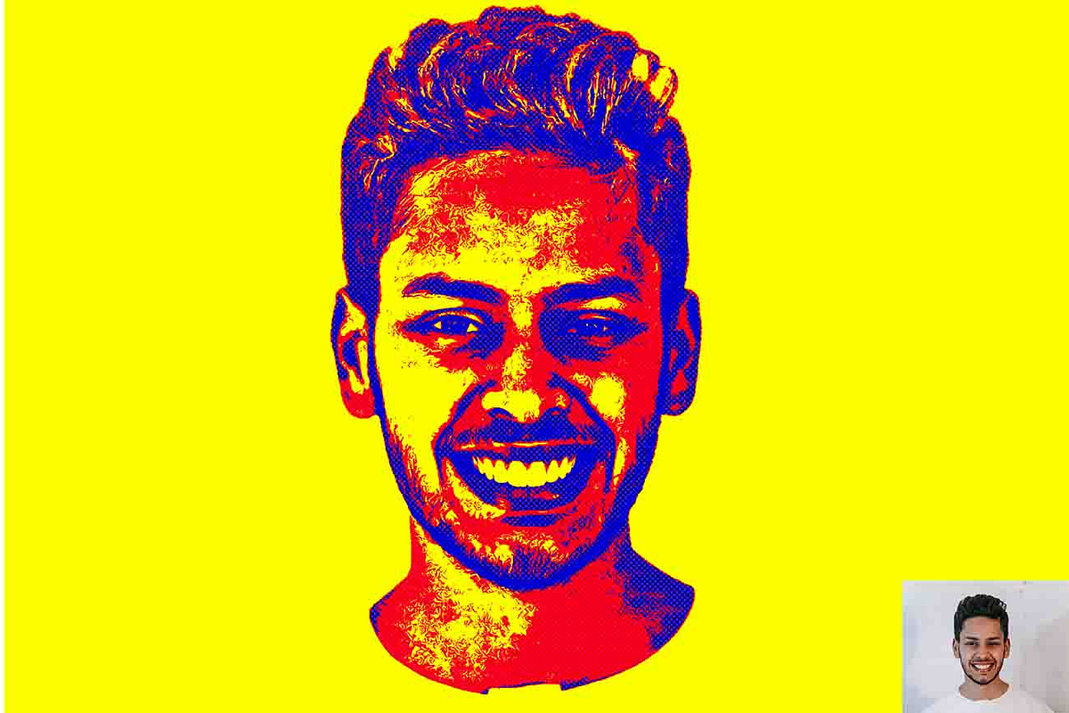 Posterize Art Photoshop Action, an Action Add-On by Studio Retouch