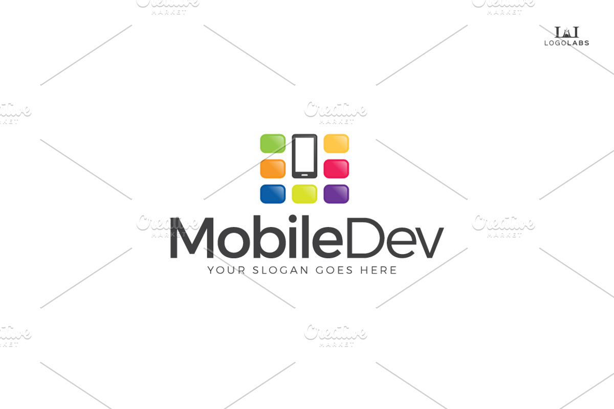 Mobile Dev Logo, a Branding & Logo Template by LogoLabs