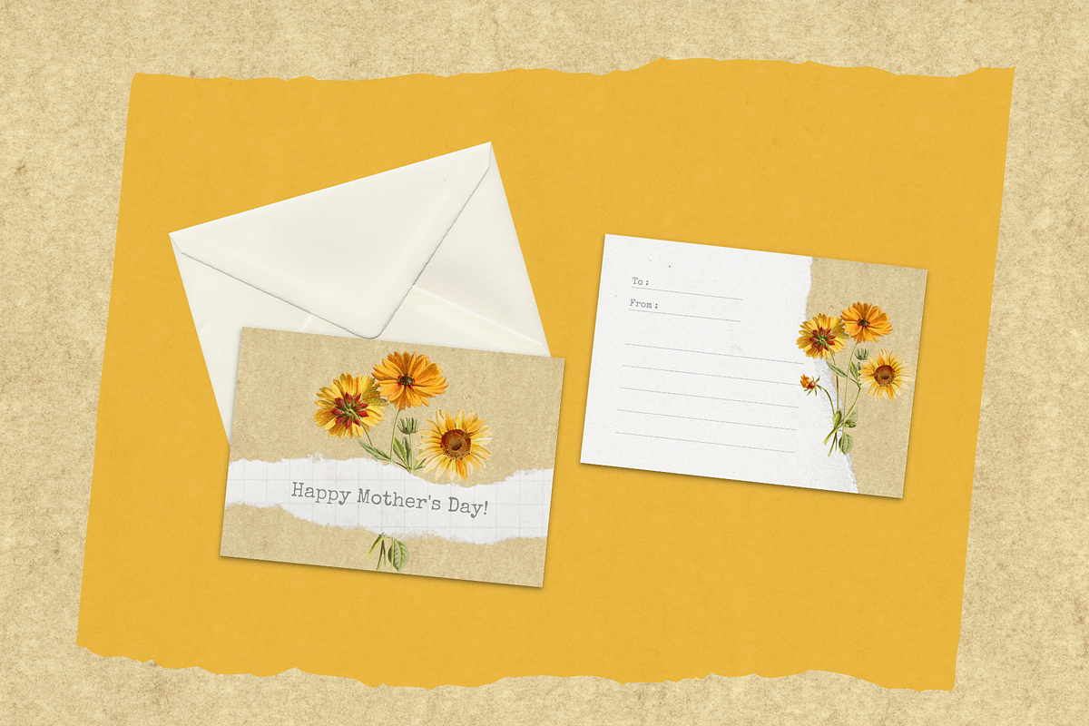 Sunflower Mother's Day Card