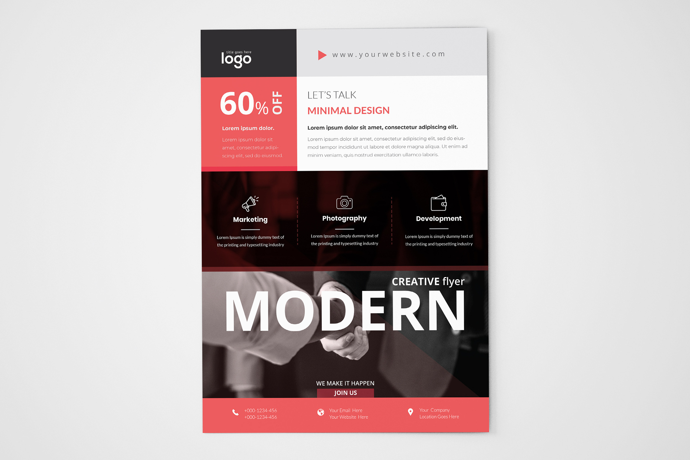 Creative Modern Flyer Design, a Flyer Template by ZAAS