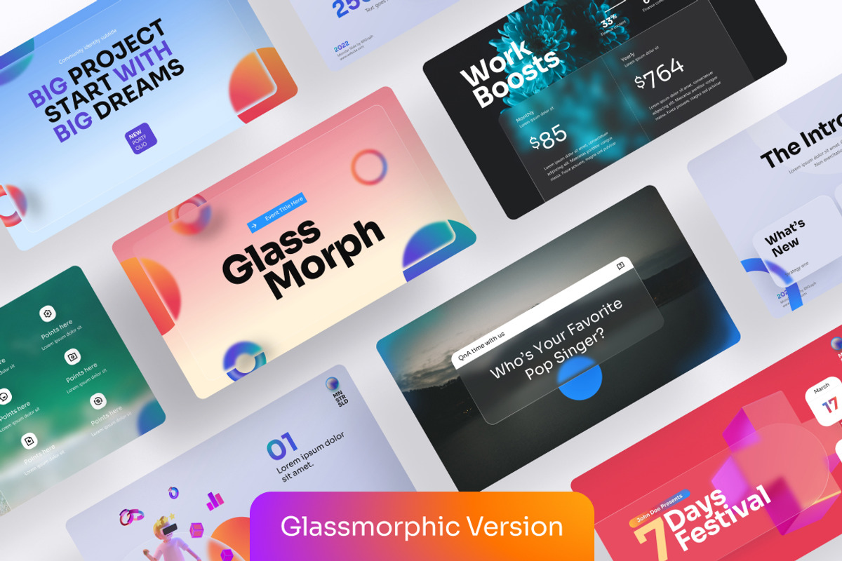 Monster Slides PowerPoint Template