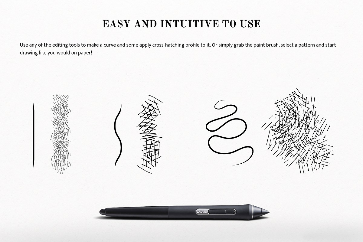 Cross-Hatch Brushes for Illustrator, a Brush Add-On by Jinro