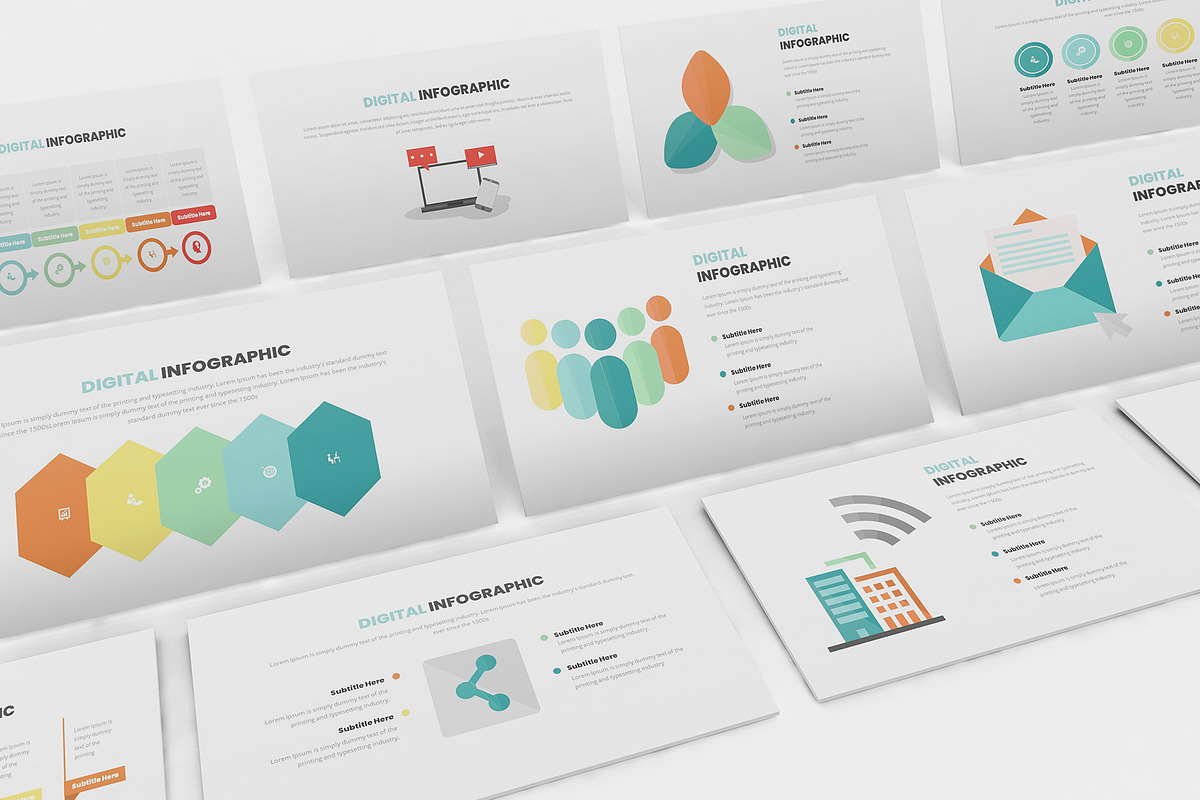 Digital Infographic Powerpoint, a Presentation Template by Formatika Studio