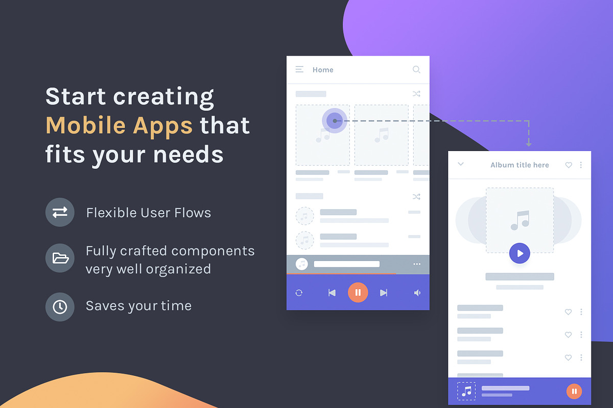 HotBlocks - Mobile Flowcharts UI Kit, an UI Kit Template by Dorin007 ...