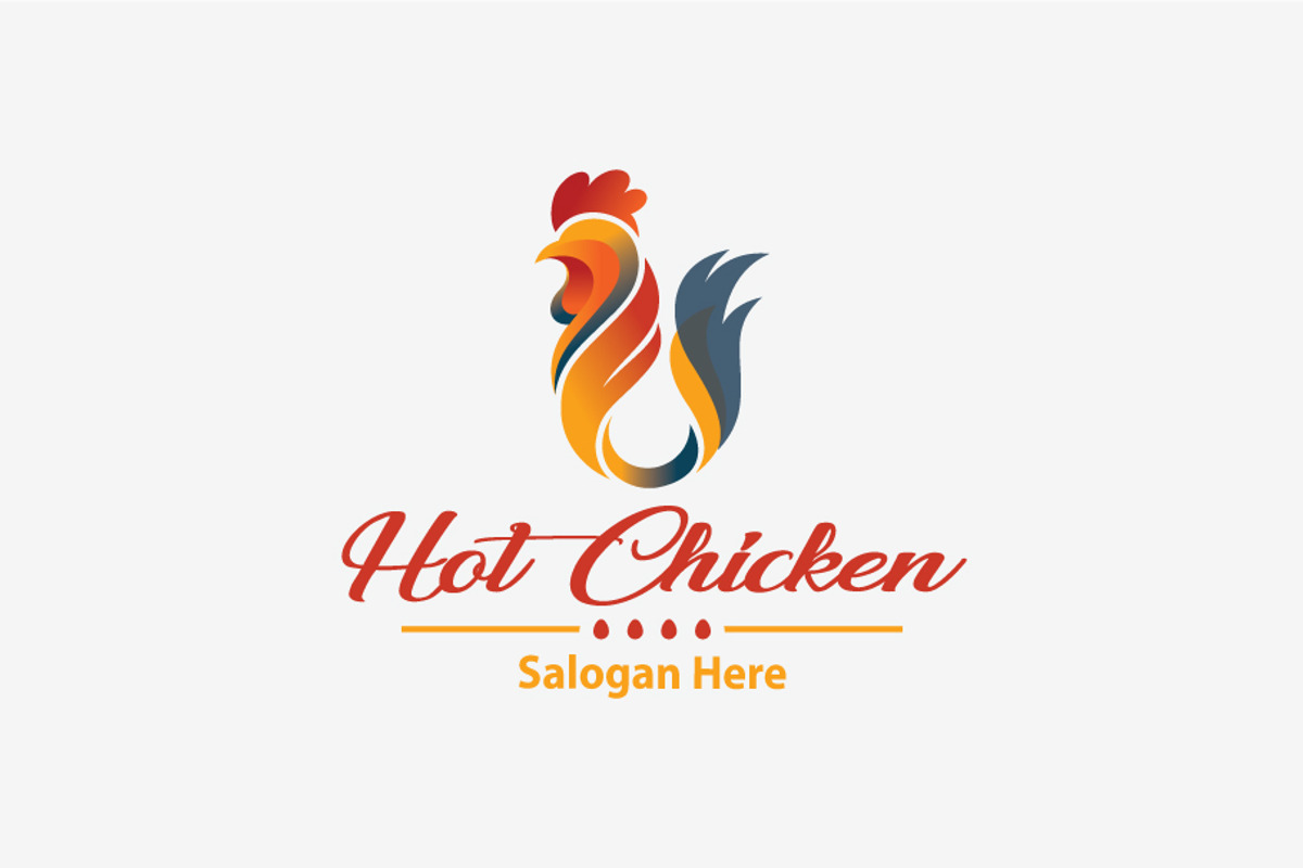 Hot Chicken Logo, a Branding & Logo Template by MotionMount