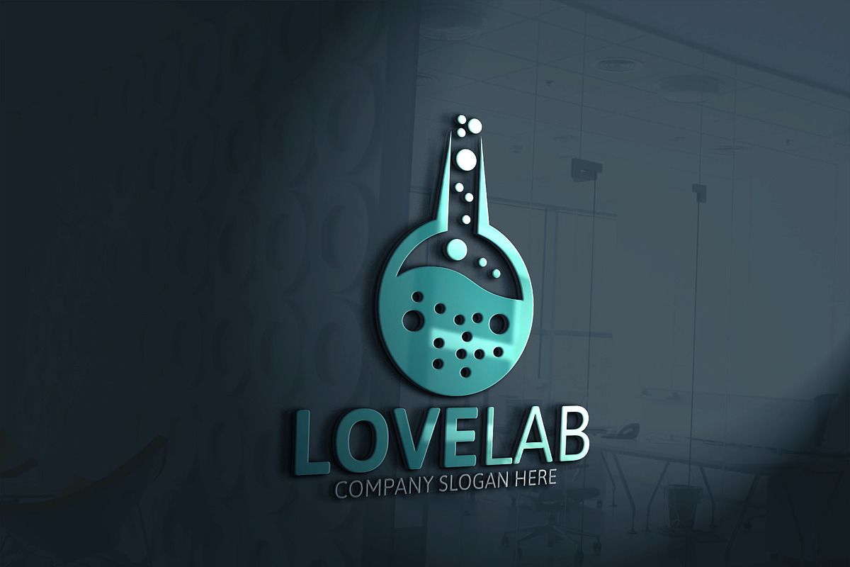 Love Lab Logo, a Branding & Logo Template by Josuf Media