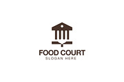 Food Court Logo, a Branding & Logo Template by CAIRON CREATIVESTUDIO