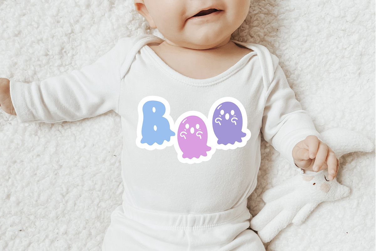 Ghost Creepy Cute Halloween Font, a Handwritten Font by Babymimiart