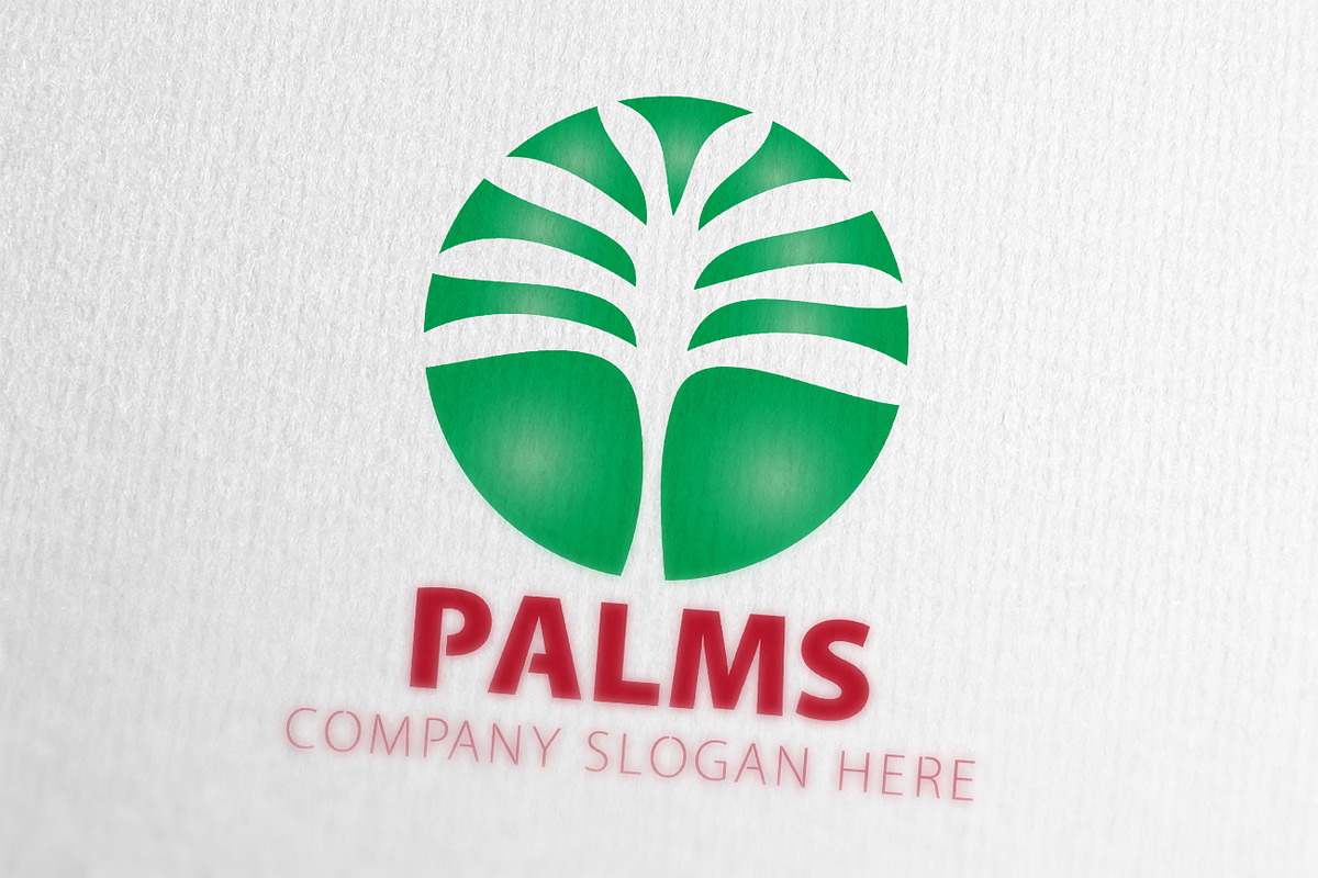 Palms Logo, a Branding & Logo Template by essegraphic