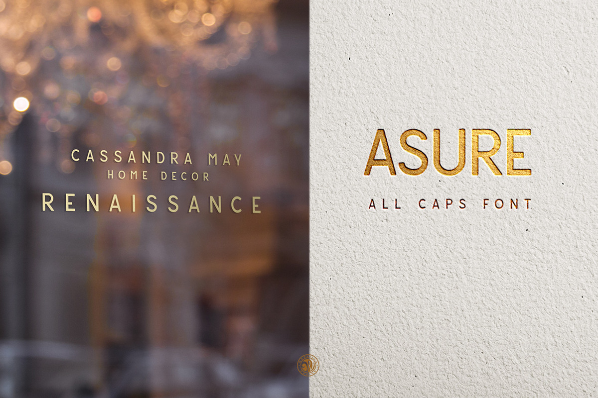 Asure, a Sans Serif Font by Webvilla Studio