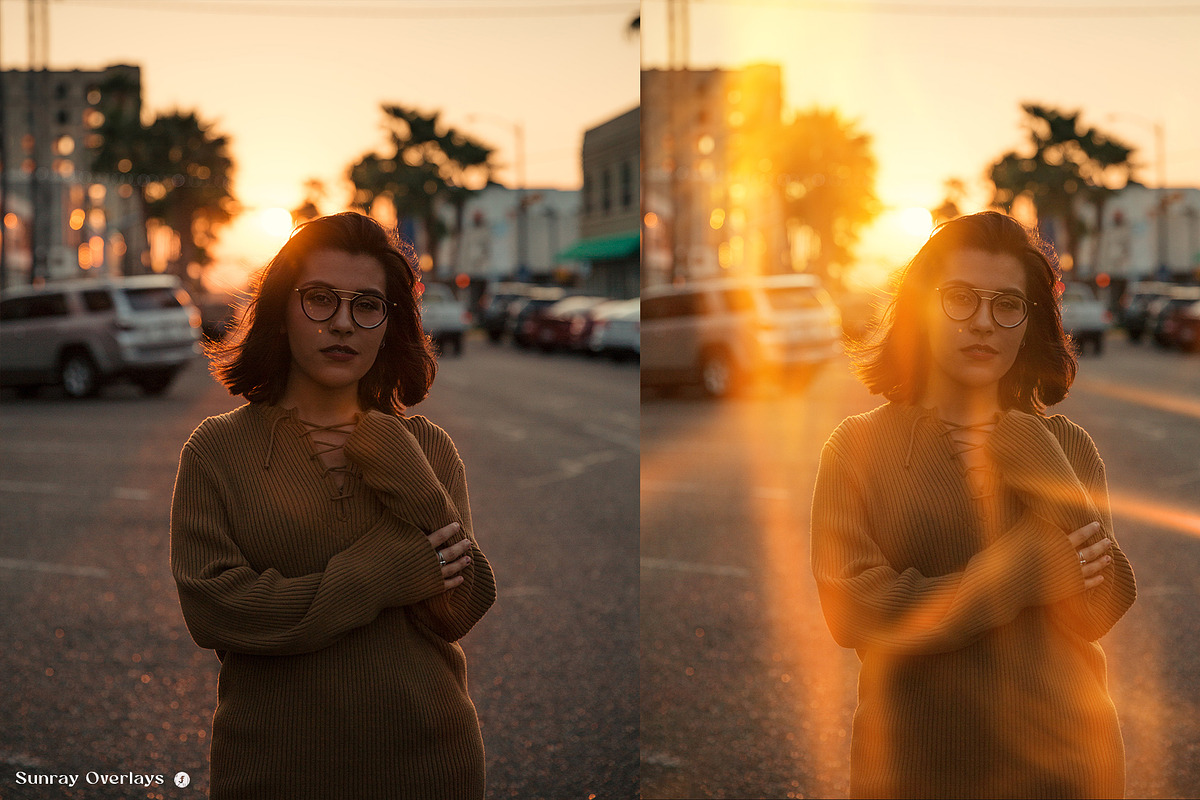 Sunray Overlays, a Texture Graphic by Freezerondigital