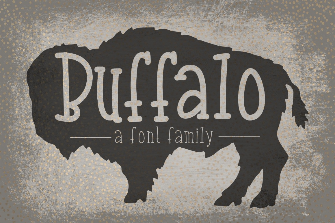Buffalo- Font Family, a Slab Serif Font by Sabrina Schleiger Design