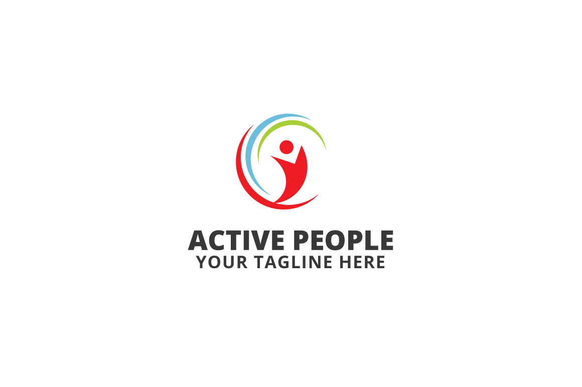 Active People Logo Template, a Branding & Logo Template by Logo20