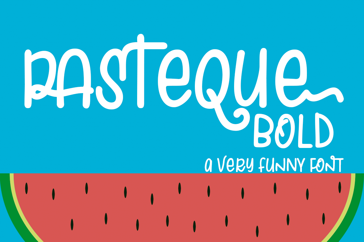 Pasquete Bold, a Script Font by Eurotypo