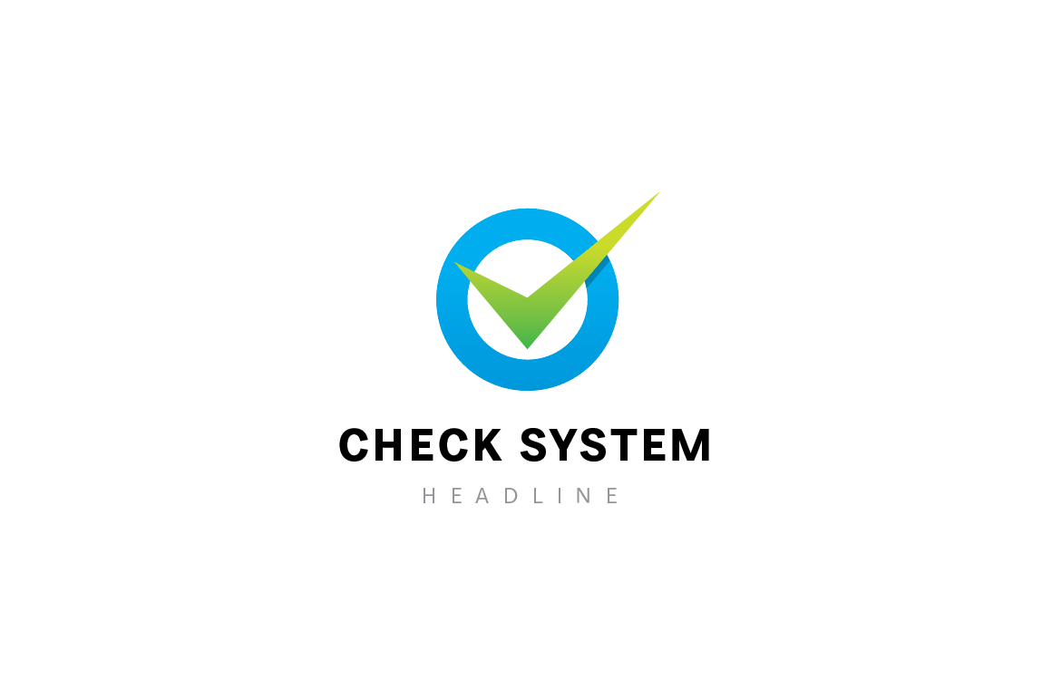 Check system logo., a Branding & Logo Template by Anton Akhmatov