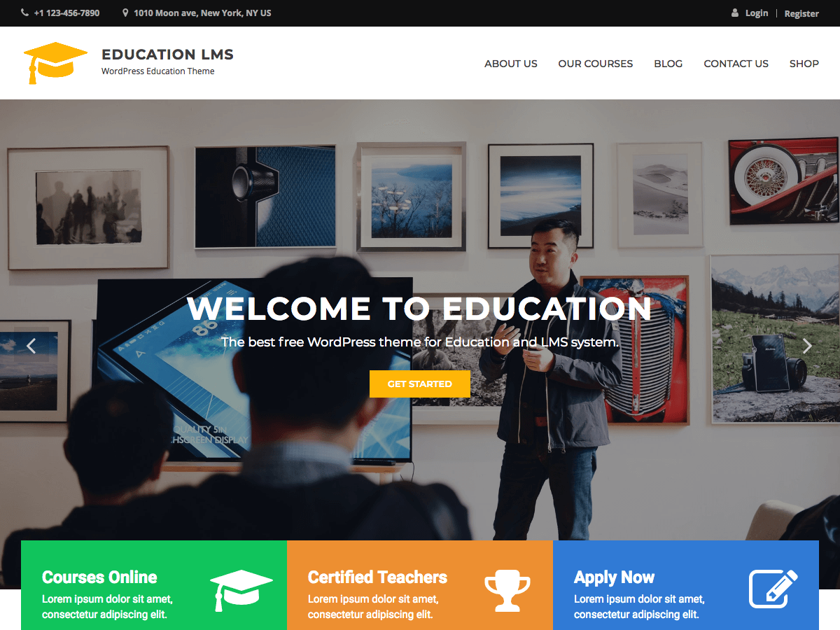 Education LMS - WordPress Theme, a WordPress Template by filathemes