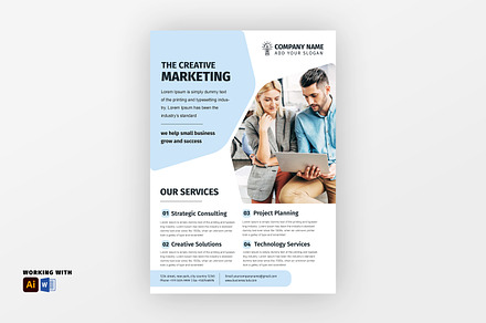 Resume & CV Template | Flyer Templates ~ Creative Market