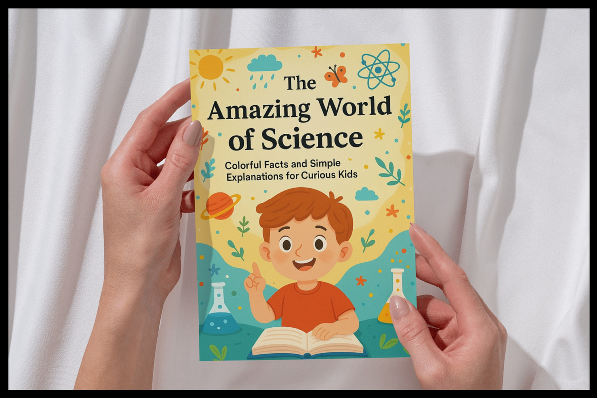 Amazing World of Science for Kids, a Stationery Template by Designmela01